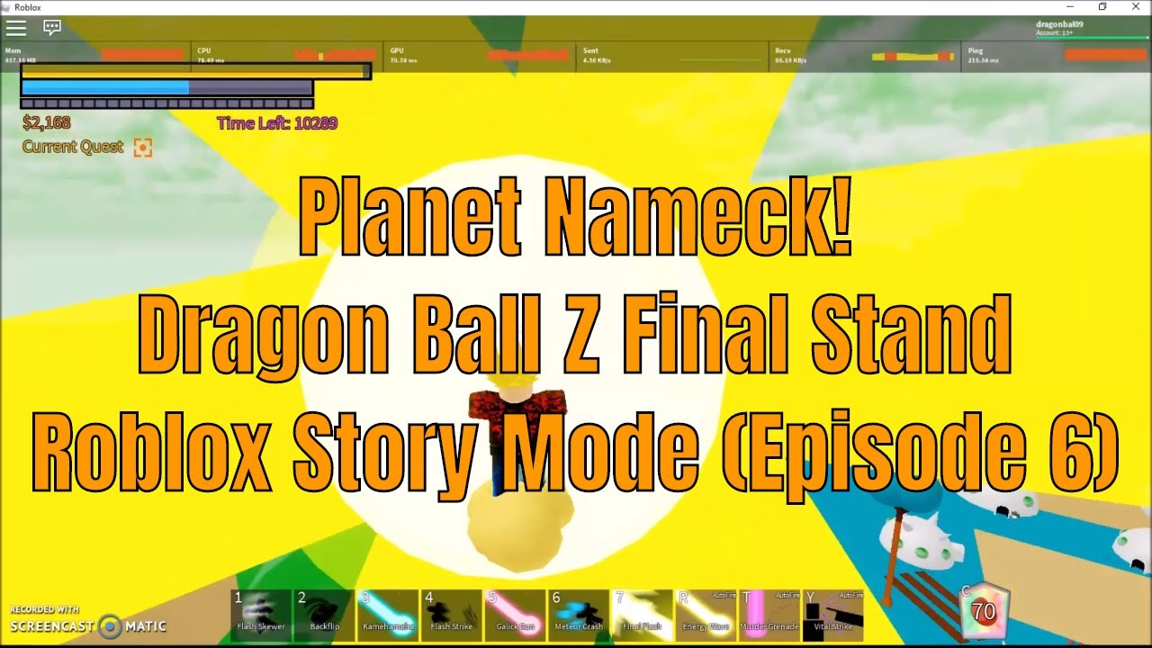 Planet Nameck! | Dragon Ball Z Final Stand Roblox Story Mode (Episode 6 ...