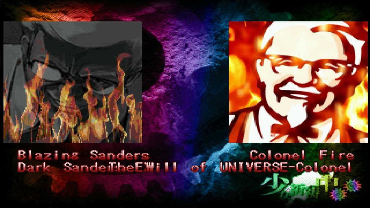 [MUGEN] Blazing Colonel & Dark Sanders EX Vs Colonel Fire & The Will of ...