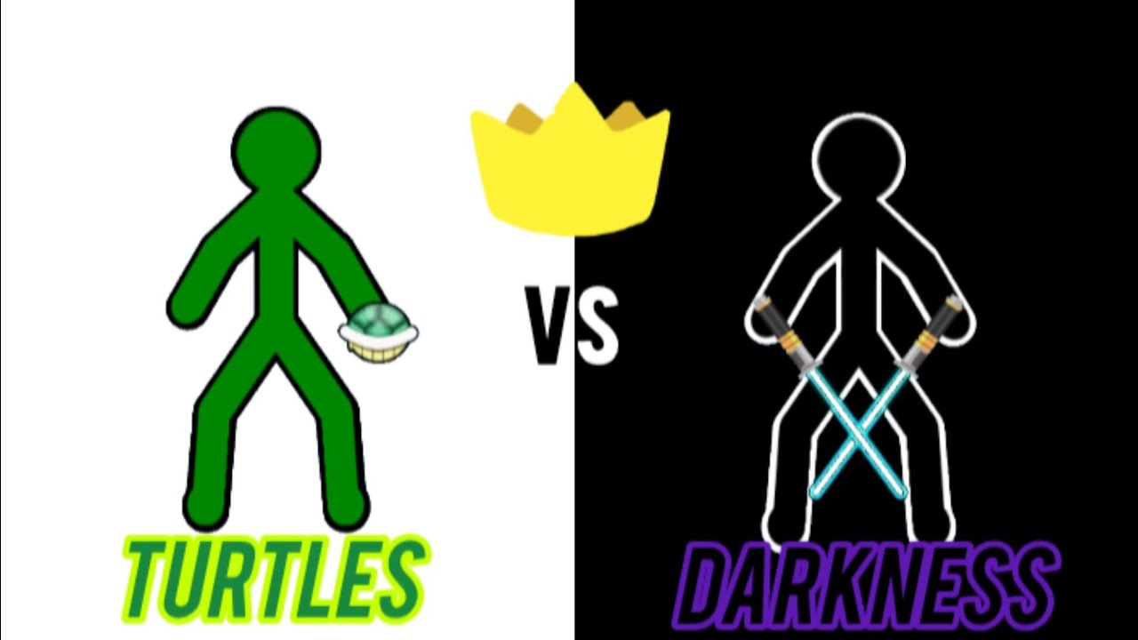 stickman story : turtles vs darkness - YouTube