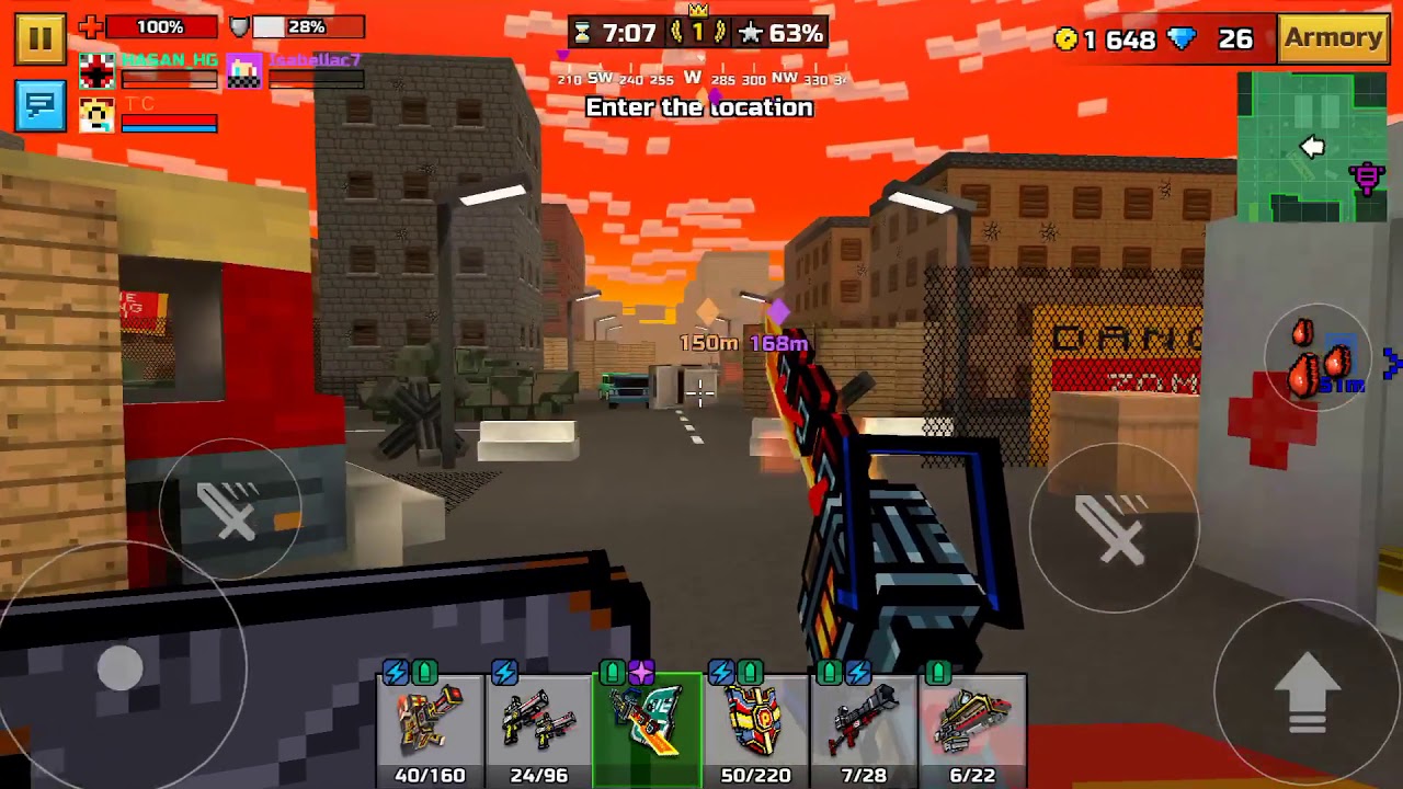 Raid Final Boss (🔫Pixel Gun 3D🔫, No Damage) - YouTube