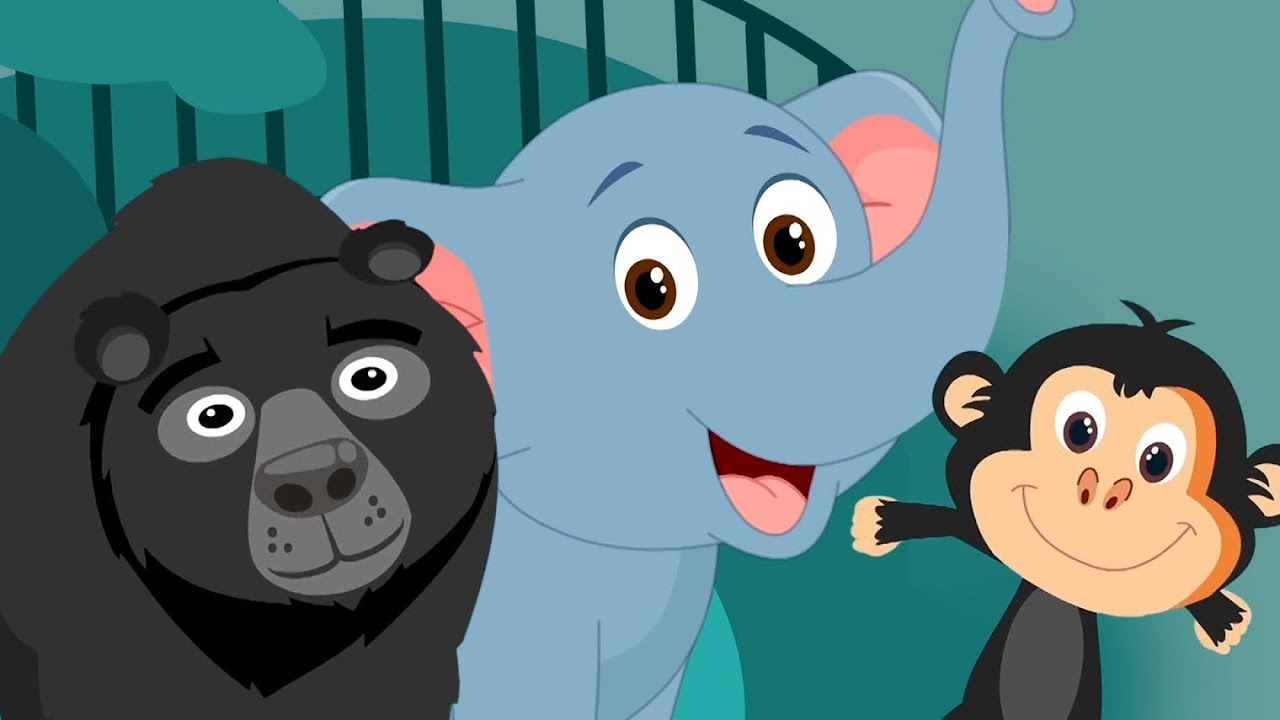 Going To The Zoo Song, Jungle Adventure and Kindergarten Rhymes for ...