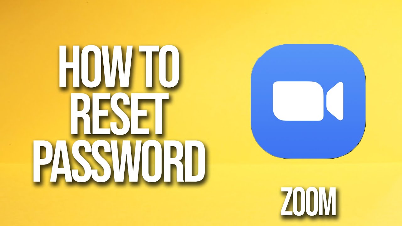How To Reset Password Zoom Tutorial YouTube How To Reset Password Zoom Tutorial YouTube