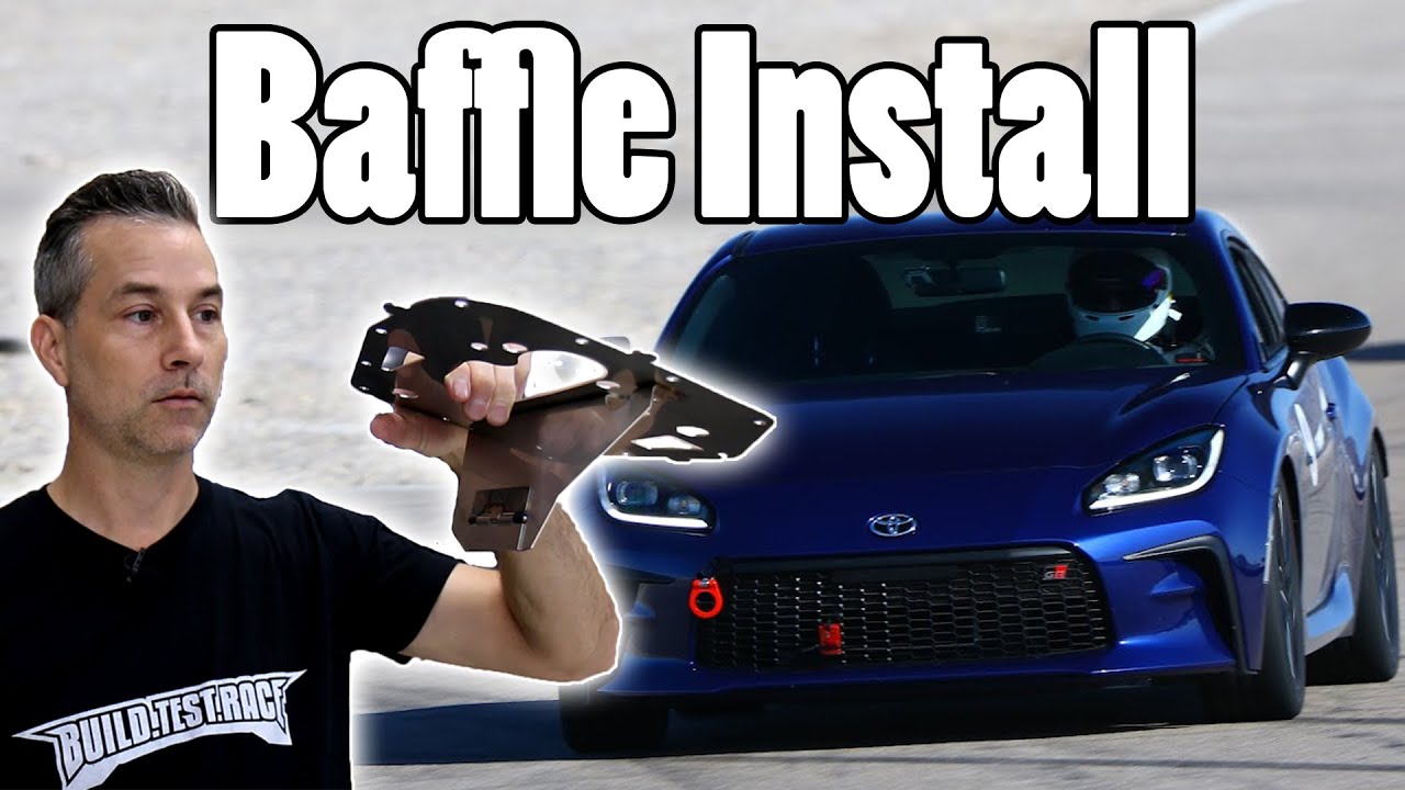 GR86 Oil Pan Baffle Installation - Kazama Auto - YouTube