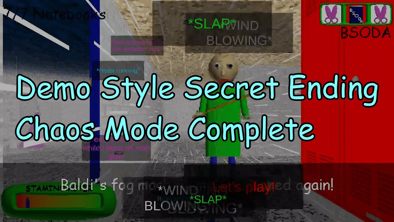 Demo Style Secret Ending Chaos Mode - YouTube