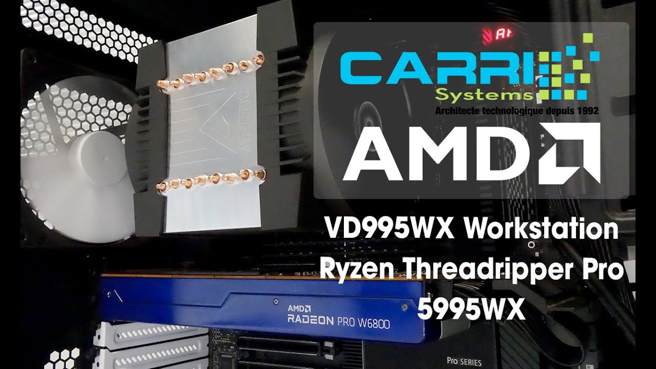 CARRI Systems VD995WX & AMD Ryzen Threadripper Pro 5995WX - YouTube