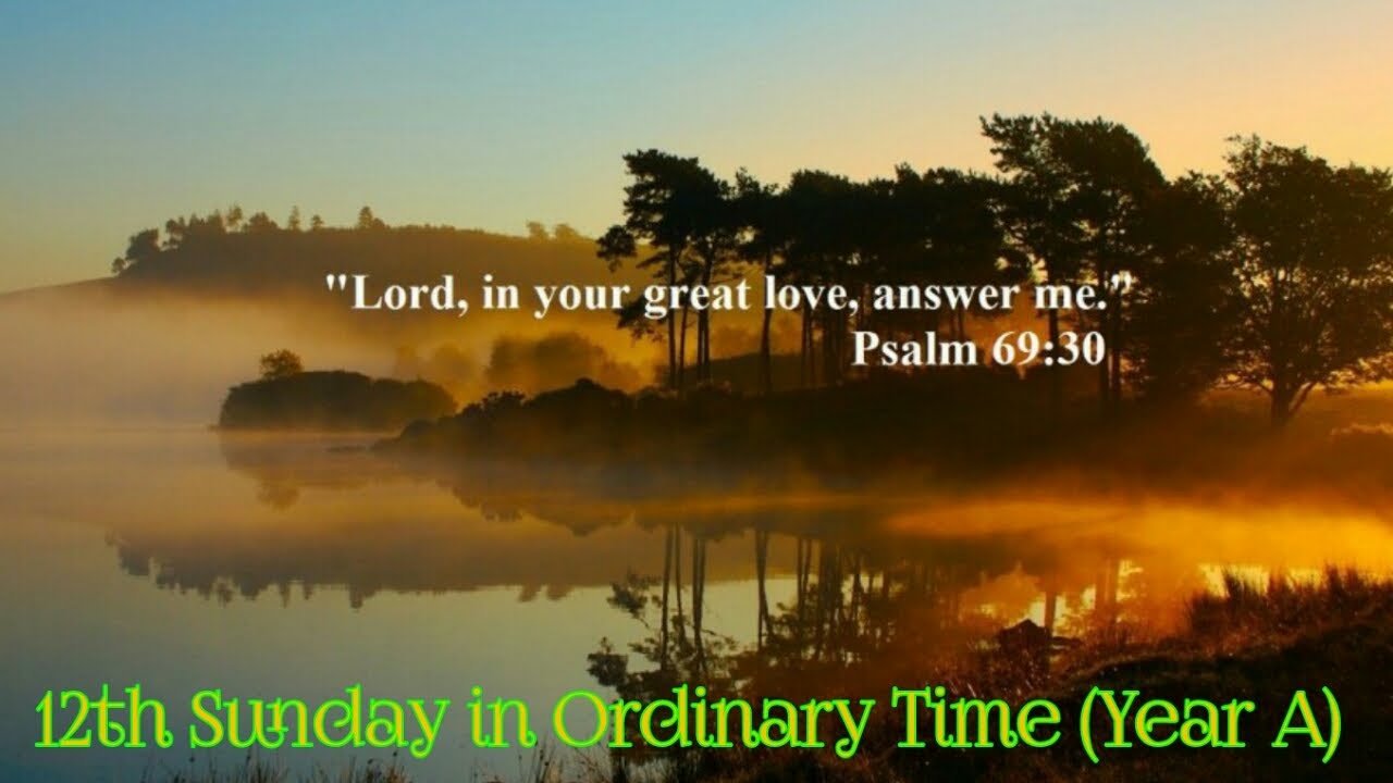 The Gospel on the 12th Sunday in Ordinary Time (Year A) - YouTube