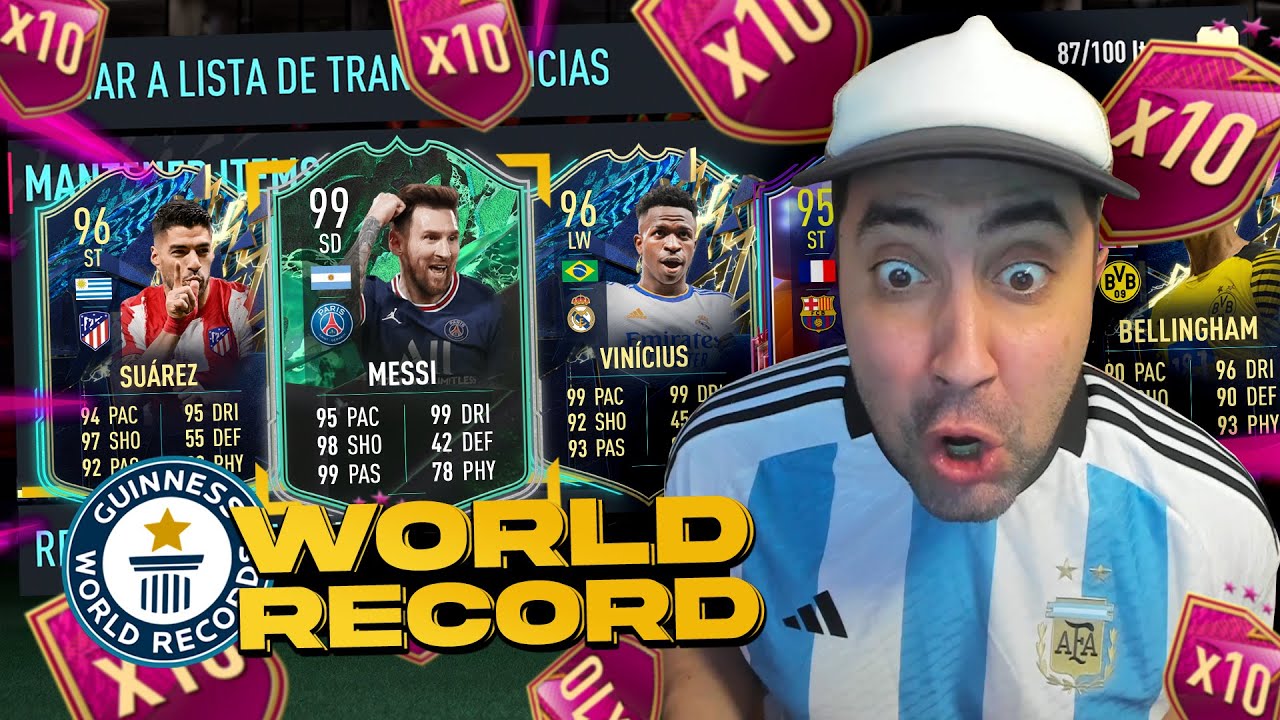 ME TOCA MESSI 99 EN MI SOBRE de 10 FUTTIES | FIFA 22 - YouTube