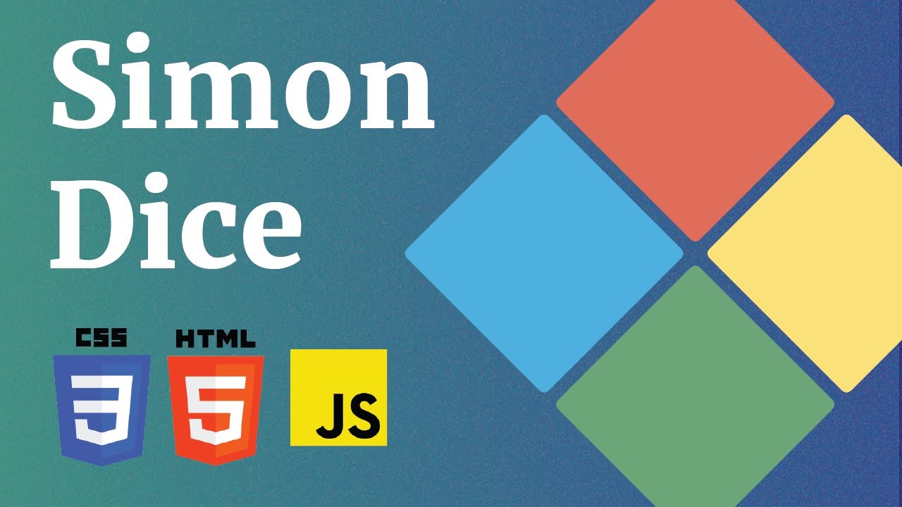 Crear Un Juego Simon Says Con Html Css Y Javascript Youtube 3916