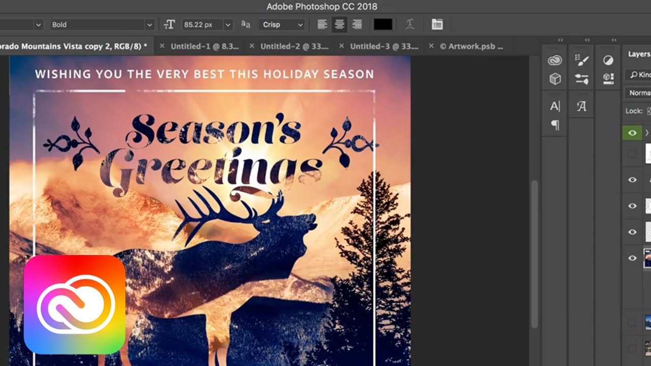 Create A Holiday Card Using Type And Free Adobe Stock Images Adobe Create A Holiday Card Using Type And Free Adobe Stock Images Adobe