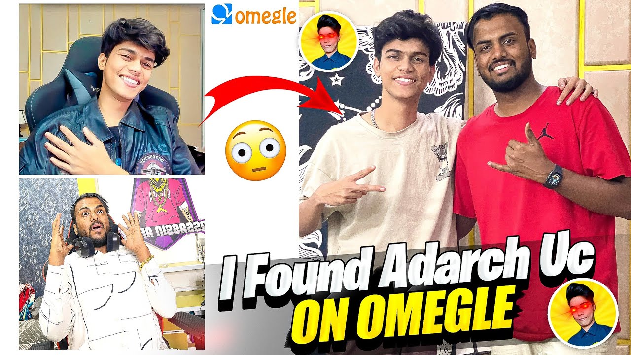 Omegle In Real Life With @adarshuc 😱Visit In Adarsh House & Finding ...