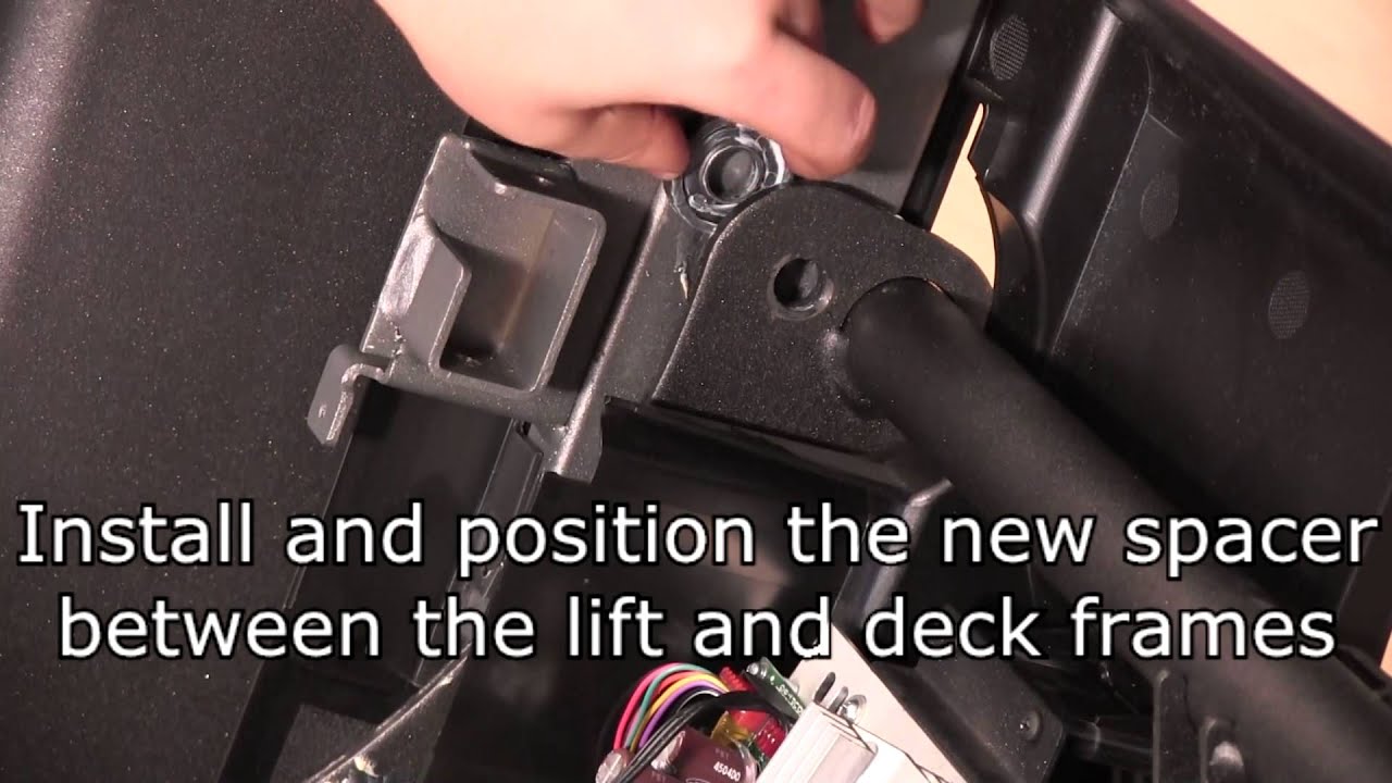 Noisy Lift Frame Spacers - Treadmill - Deck Style C - YouTube