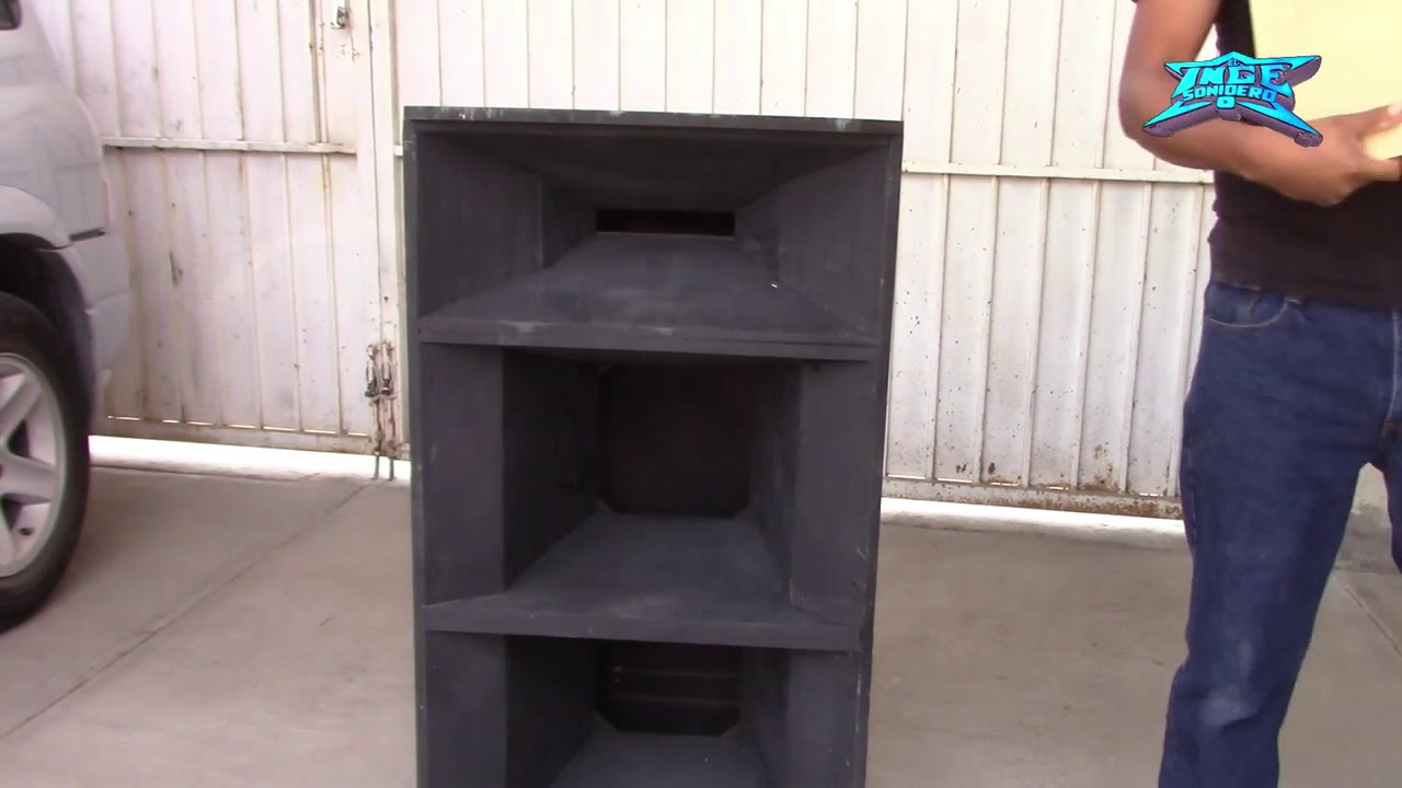 MEDIDAS Y PIEZAS bafle tipo APOGEE 2X12"👈 - YouTube