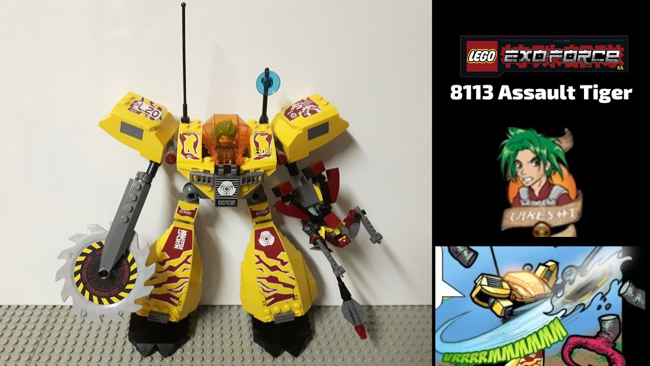 Lego Exo-Force 8113 Assault Tiger - YouTube