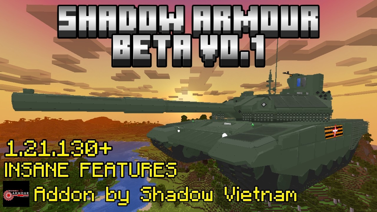 Shadow Armour Tanks! | Beta V0.1 | 3D Military Addon Showcase for ...