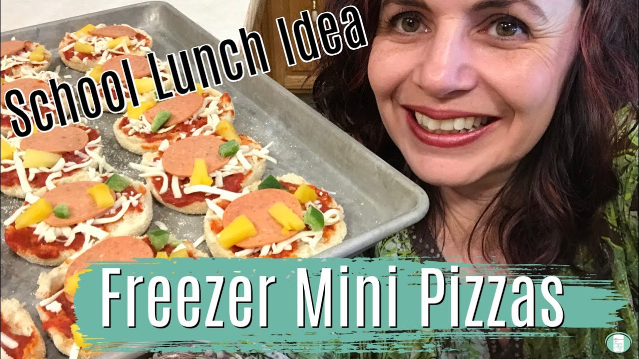 Mini Pizzas: FREEZER MEAL SNACK or LUNCH IDEA - YouTube
