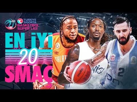 En İyi 20 Smaç | Türkiye Sigorta Basketbol Ligi 2023/24 Sezonu