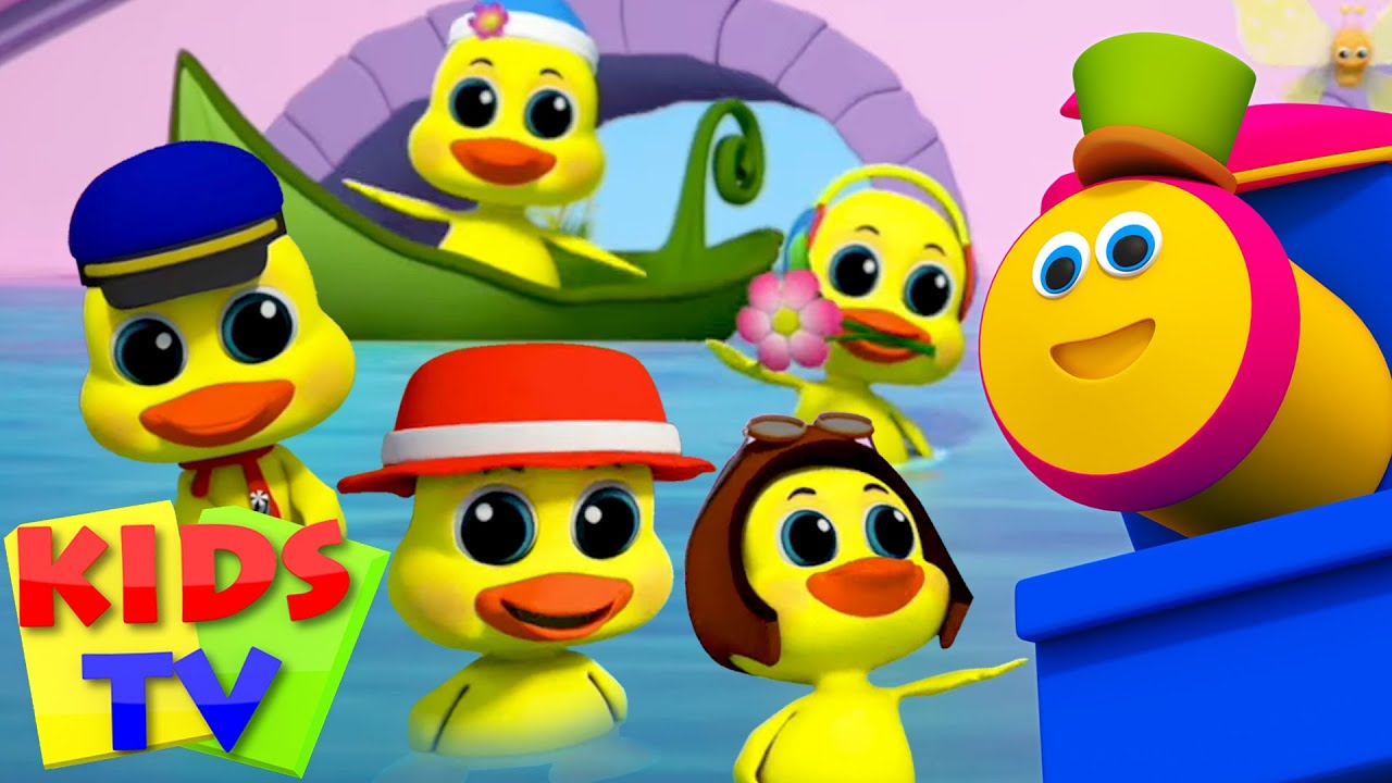 Bob der zug | Fünf kleine Enten | Kinderreime | Kids Tv Deutschland ...