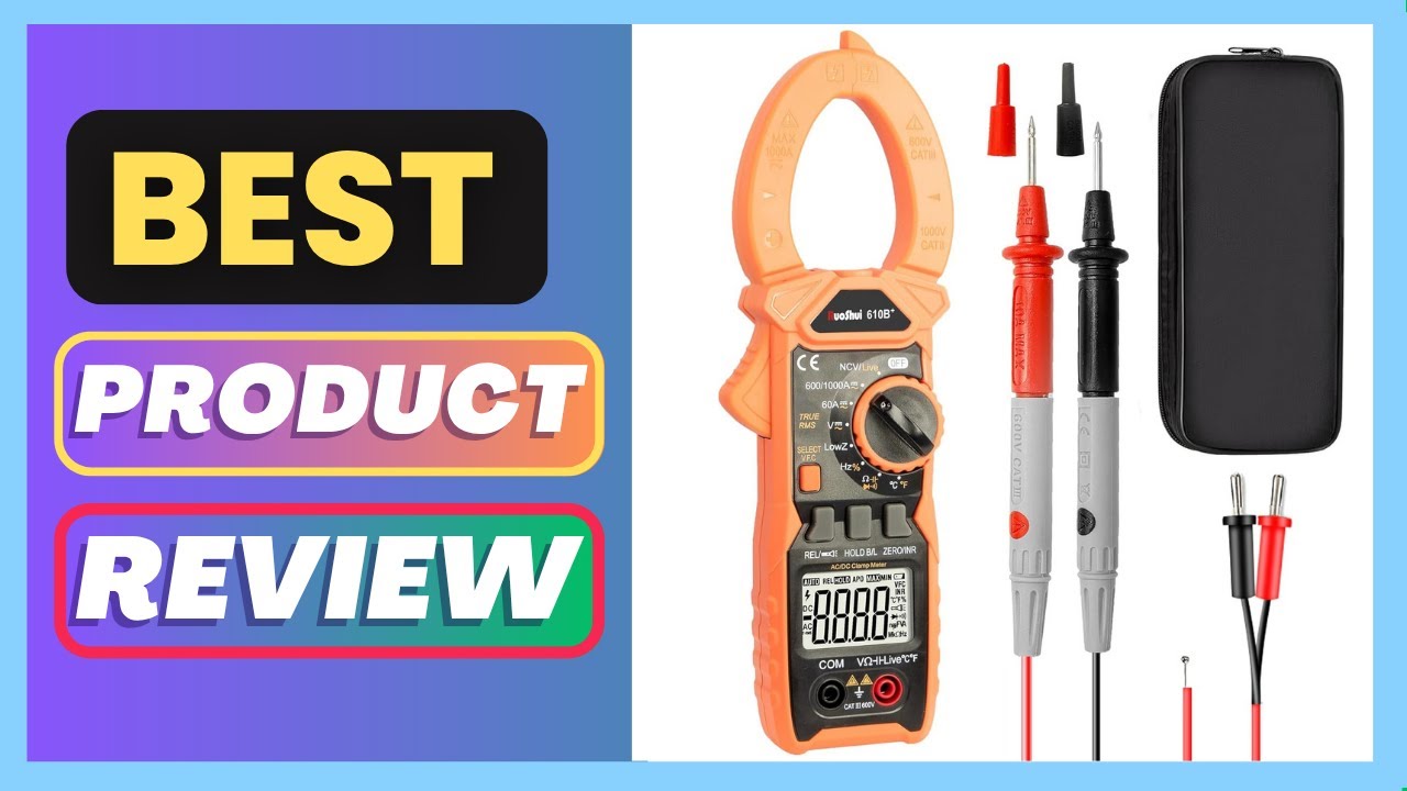 Best Digital Clamp Meter Multimeter Voltage Tester,1000A - YouTube