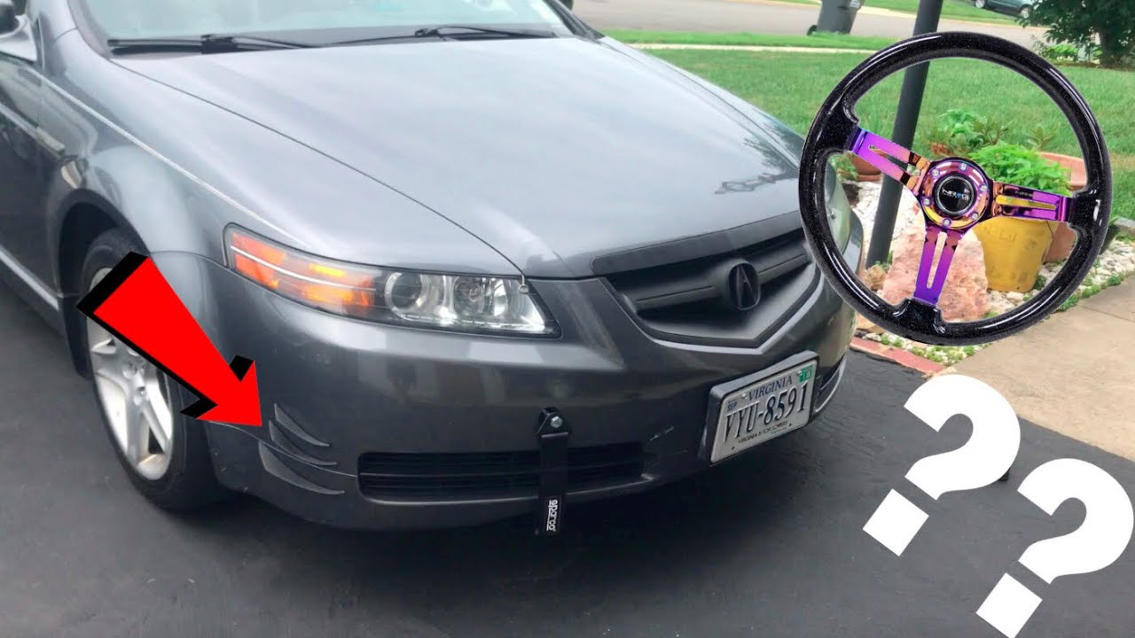 Canards Install for the TL + NRG Steering Wheel?? - YouTube