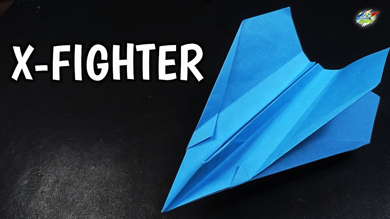 X-FIGHTER Paper Airplane | Paper Rocket Planes | How to Make a Paper ...