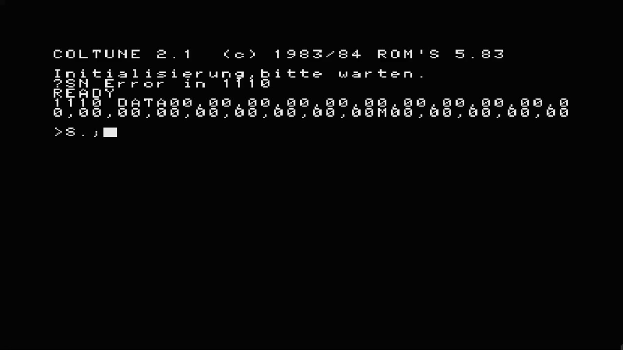 EACA COMPUTER LTD COLOUR GENIE EG 2000 Colour Tune v2 1 1984K Baedker ...