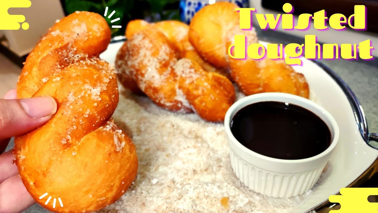 Twisted Korean Doughnut | kwabaegi (꽈배기) | sakubei (索餅) | Fluffy donut ...
