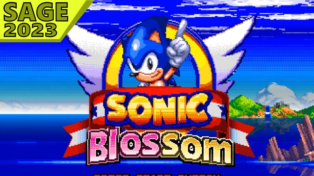 SONIC FAN GAME Sonic Blossom Gameplay SAGE2023 - YouTube