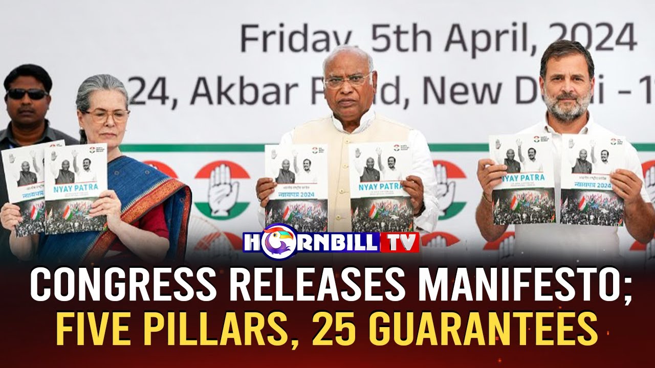 CONGRESS RELEASES MANIFESTO; FIVE PILLARS, 25 GUARANTEES - YouTube