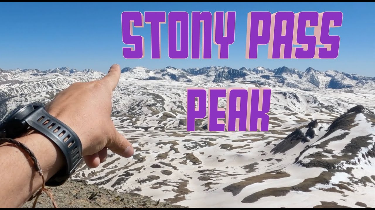 Stony Pass Peak hike above the Colorado Trail/Continental Divide San Juan Mountains - YouTube