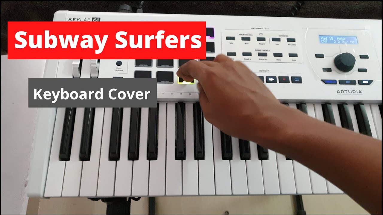 Subway Surfers | Keyboard Cover | with Arturia and Ableton - YouTube