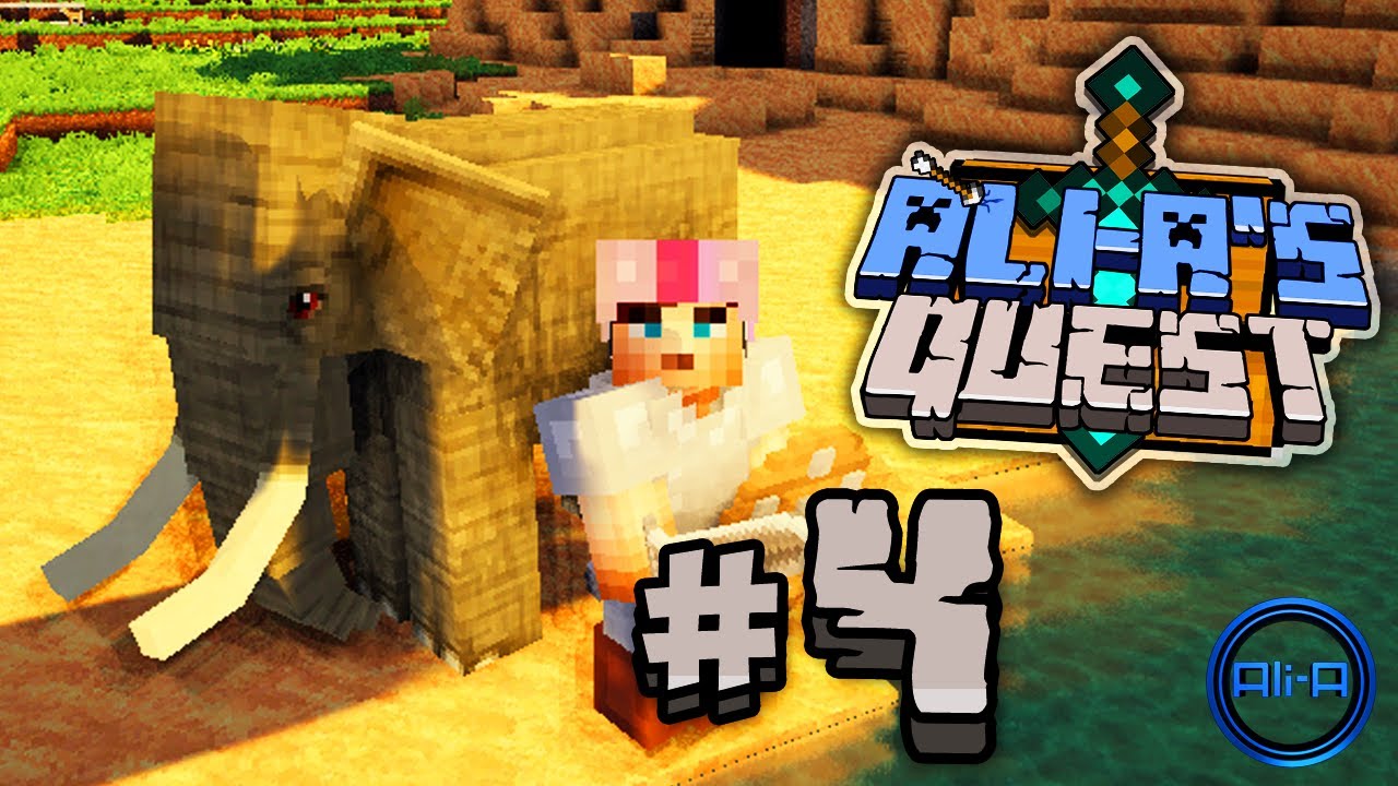 Minecraft - Ali-A's Quest #4 - "WILD ELEPHANT!" - YouTube
