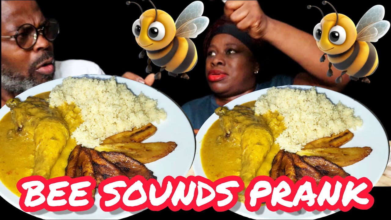 Hilarious Mukbang Prank: Husband Pranks Me with Bee Sounds Eating ...