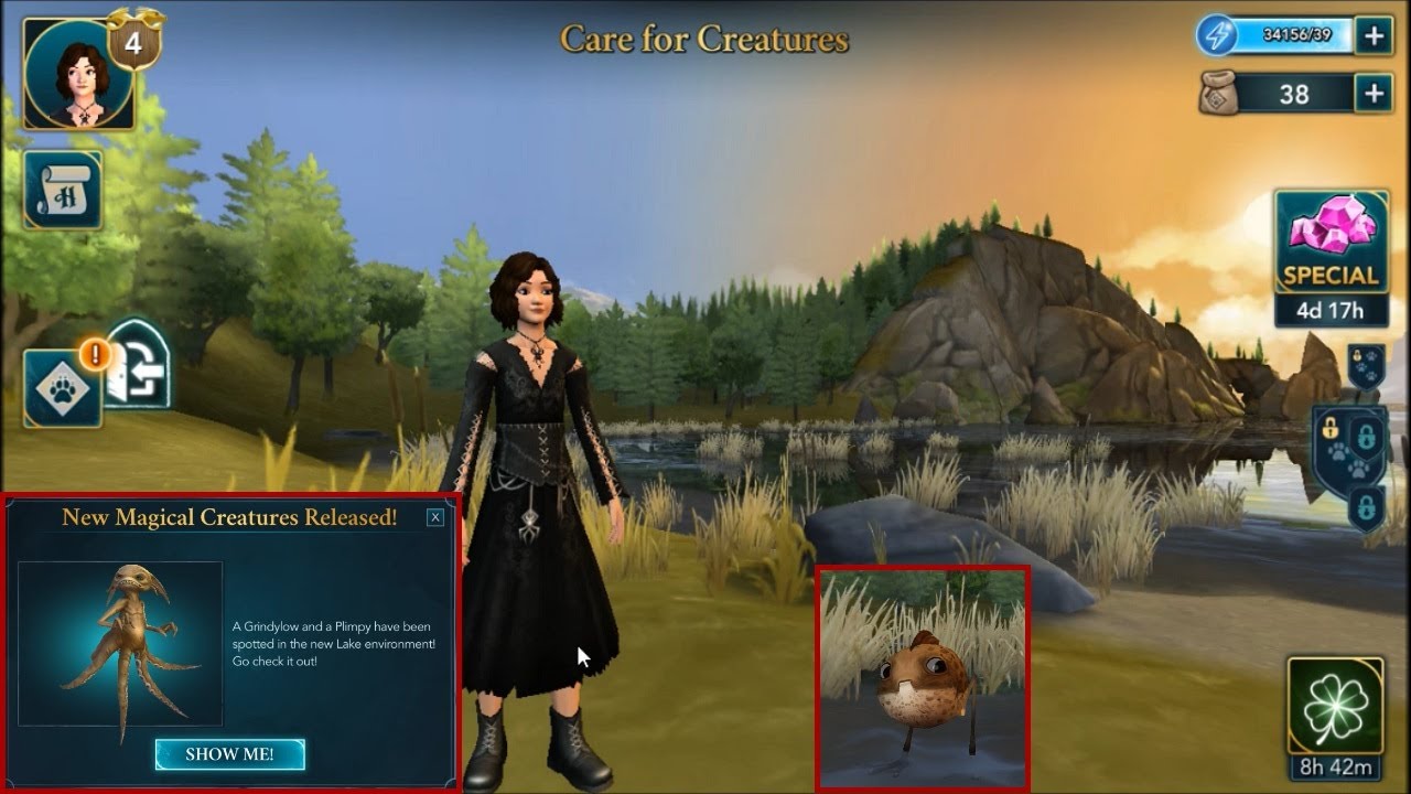 New Magical Creatures Released Harry Potter Hogwarts Mystery Grindylow ...