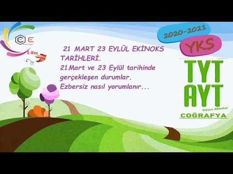 ÖZEL TARİHLER 21 MART VE 23 EYLÜL TARİHLERİNDE GERÇEKLEŞEN OLAYLAR...21 MART 23 EYLÜL NASIL YORUM...