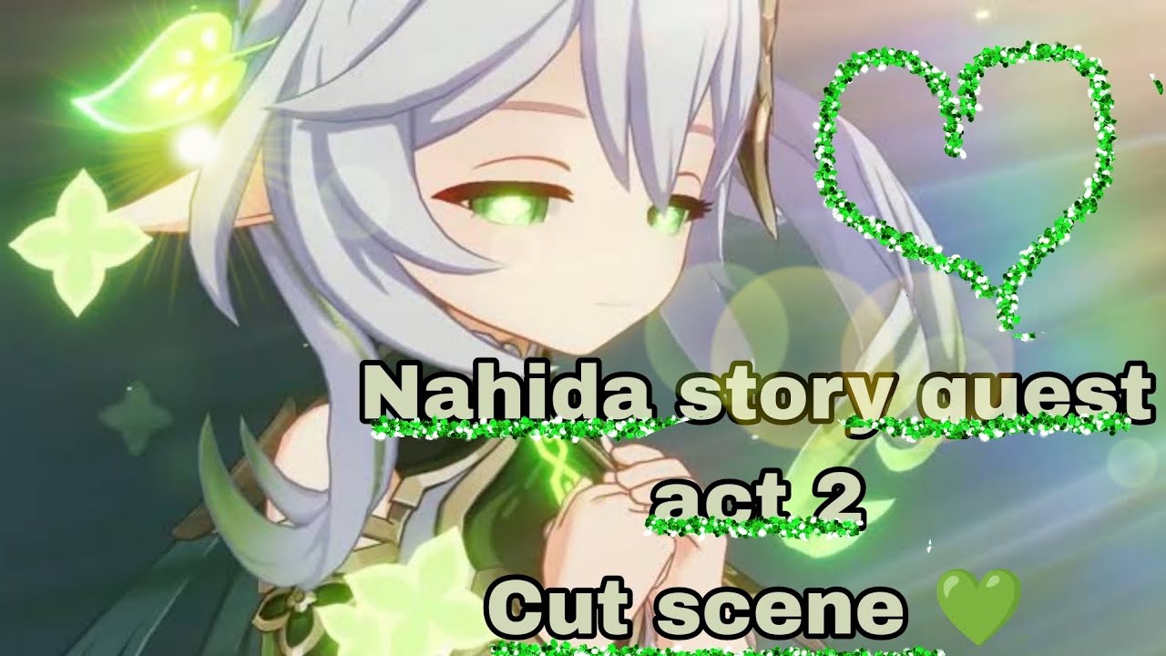 Nahida story act 2 Cut scene | Nahida saves Apep dragon |Genshin impact ...