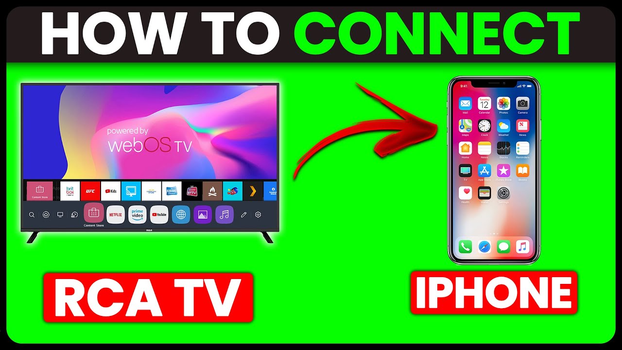 How To Connect RCA TV To iPhone (How To Mirror iPhone To RCA TV) - YouTube