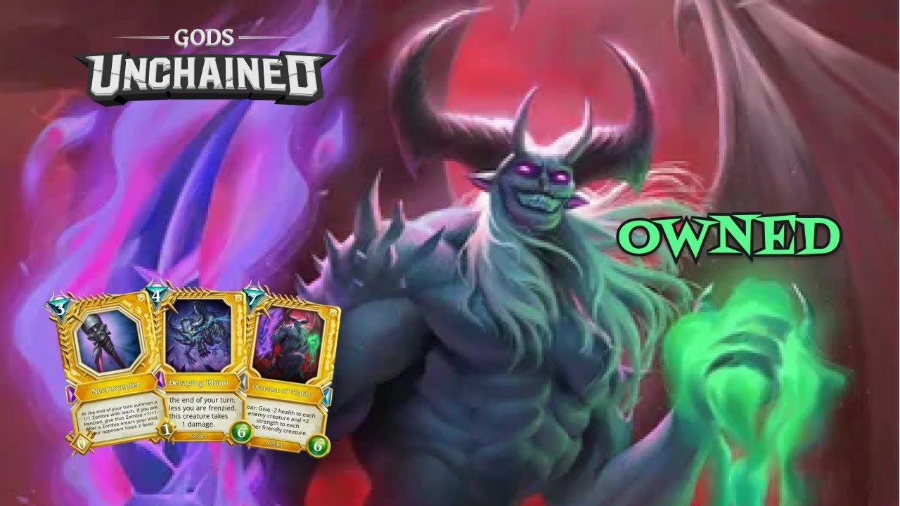 Gods Unchained - Zombie Death fun deck - Let the bodies hit the floor ...
