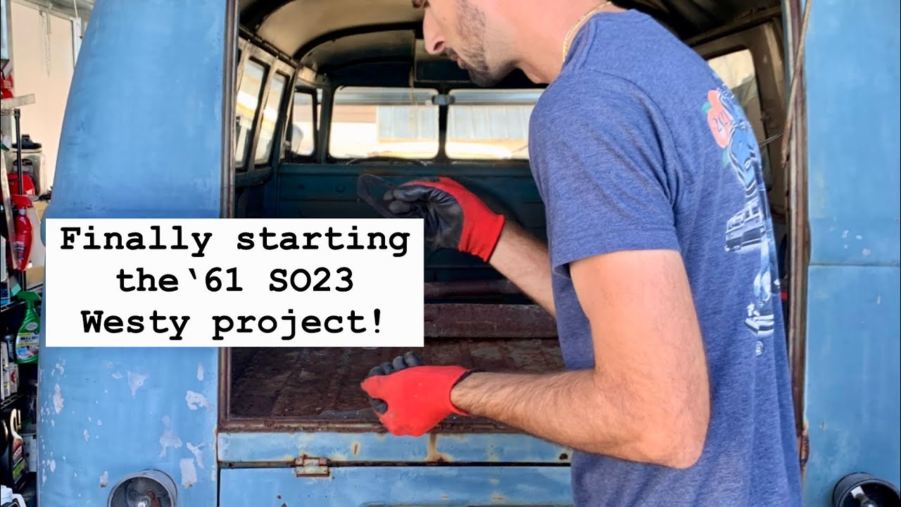 Finally Starting the ‘61 SO23 Westy Project! Moving the Squareback, Clearing Mousage & Tackling ...