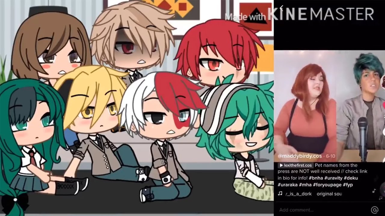 Mha Bnha Reacts To Tiktok Gacha Life Best Bnha Mha React My Xxx Hot Girl