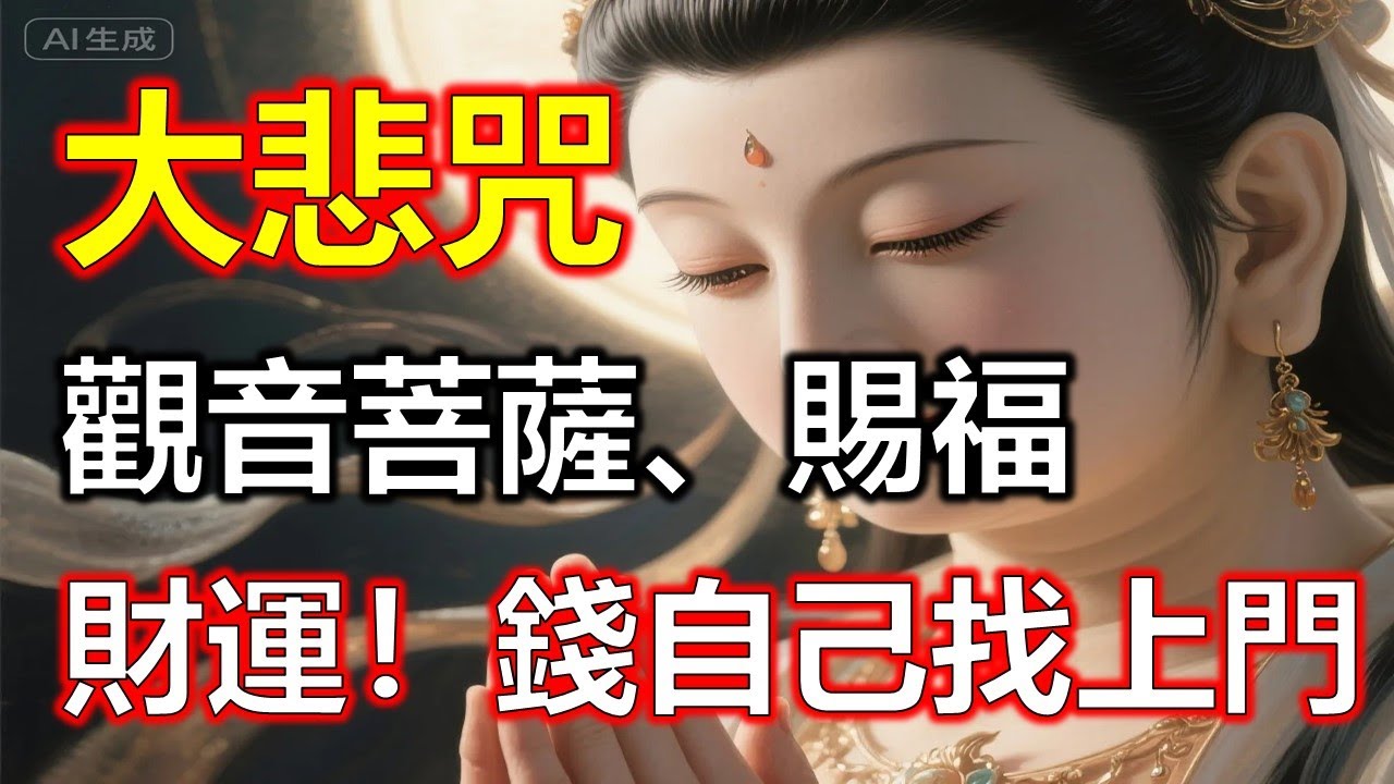 大悲咒功德無量 Great Compassion Mantra Da Bei Zhou 千手千眼大悲心陀羅尼 觀世音菩薩#大悲咒#觀世音菩薩 ...