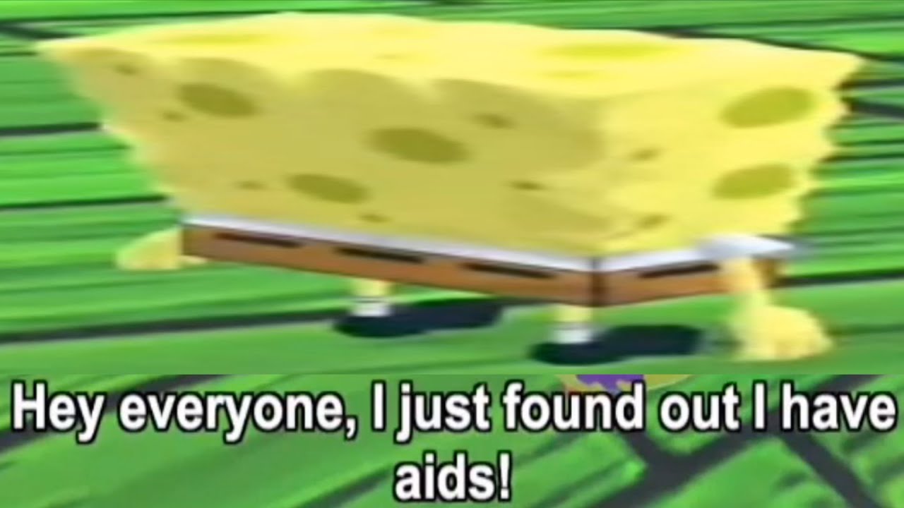 SpongeBob has AIDS (AI Sponge Clip) - YouTube