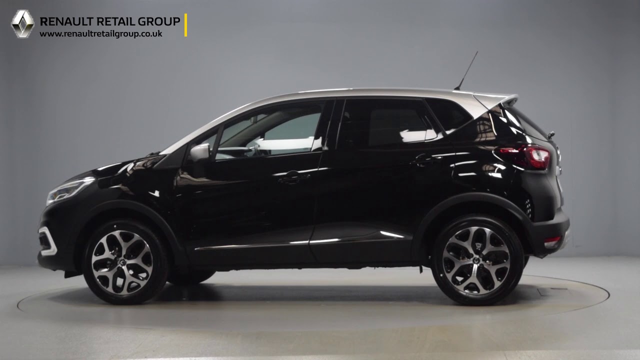 Renault Captur Signature X Black Silver - YouTube