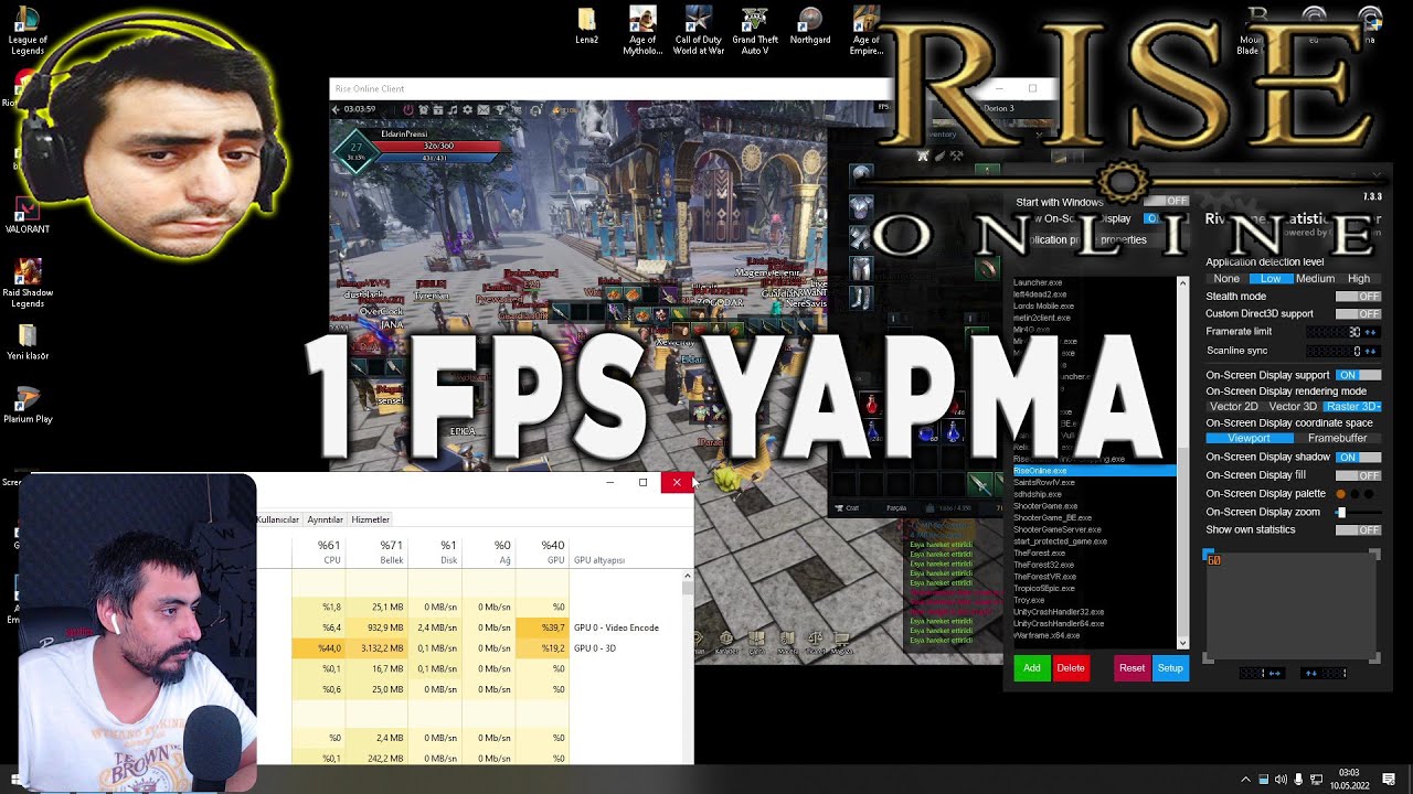 Rise Online 1 FPS Yapma | Pazar İçin İdeal PC'in yorulmasın / Rise ...