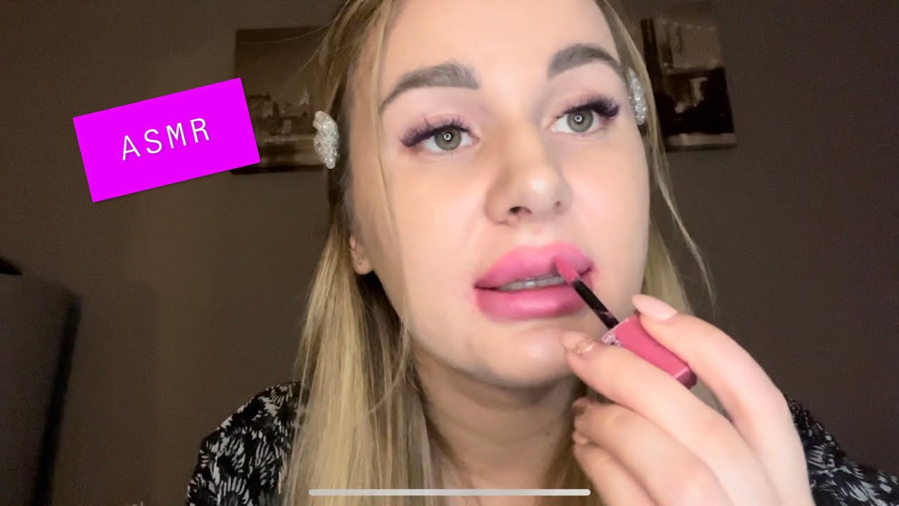 ASMR-|Mouth sounds|Pomaluj ze mną usta!👄 - YouTube
