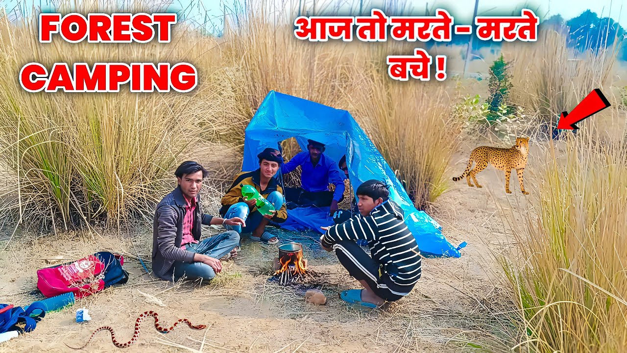 dangerous forest camping with friends | camping in forest | camping ...