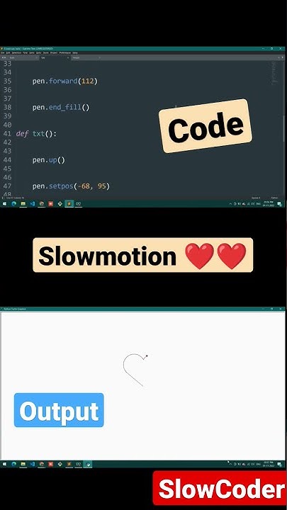 Heart Using Python Turtle Python Pythonprogramming Coder Pythonturtle Youtube