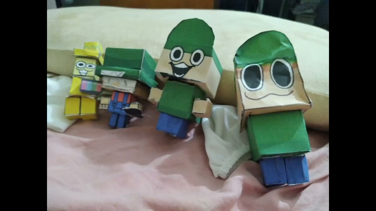 papercraft I made both bandu version 1 and 2 - YouTube