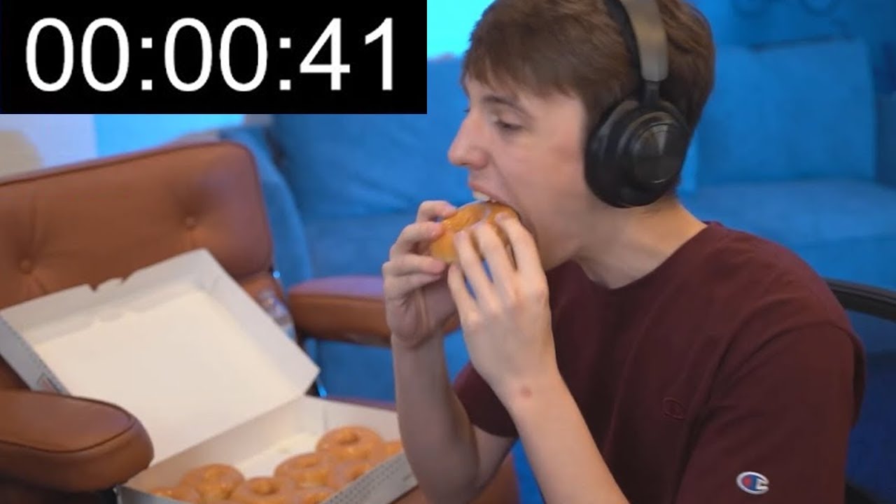 DrDonut attempts The Donut World Record - YouTube
