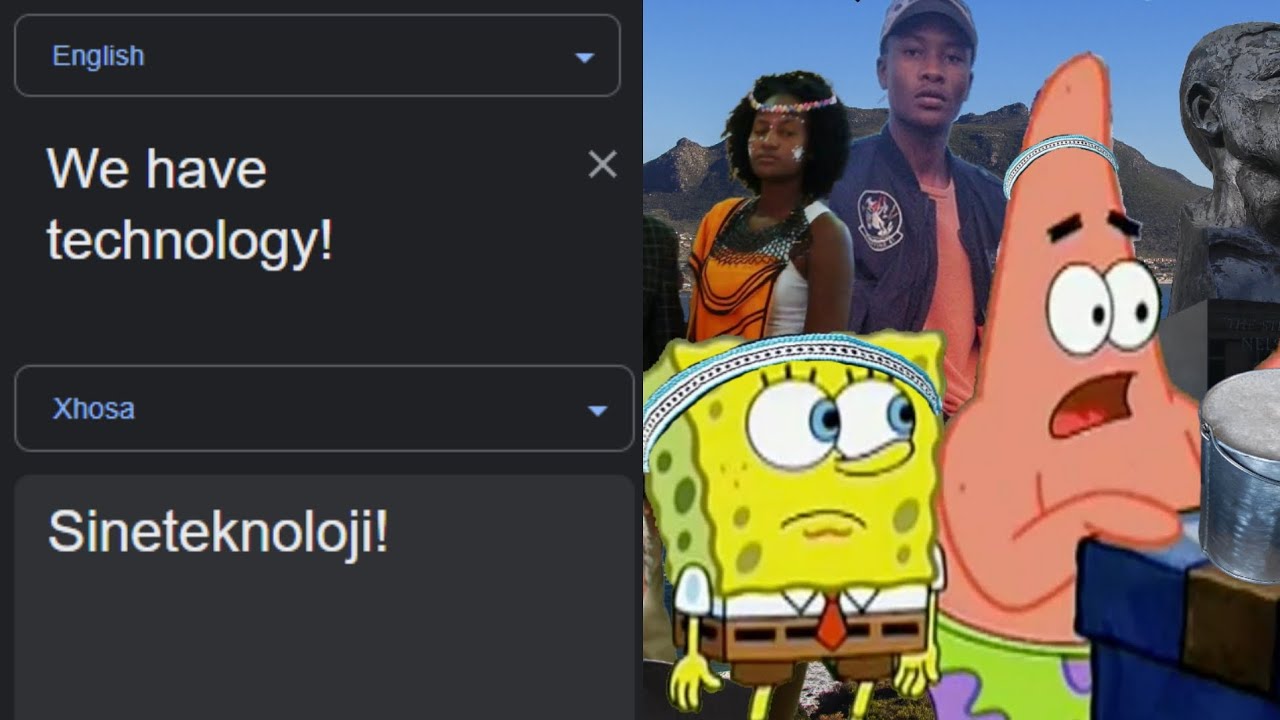 "We have technology!" in different languages meme - YouTube