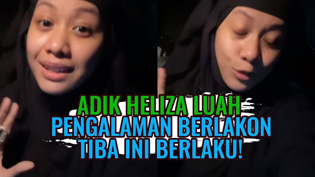 Adik Heliza Helmi Luah Pengalaman Berlaku , Tiba Tiba Ini Yang Berlaku ...
